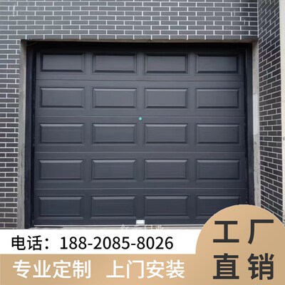 铝合金车库门翻板门别墅电动卷帘门卷闸门防盗遥控工业防盗门