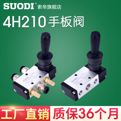 一进两出手扳阀4H210-08 两位五通手动换向阀4H310-10 4H410-15