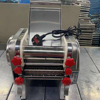 FKR不锈钢电动面条机台式压面机家用饺子皮卡通包揉面机