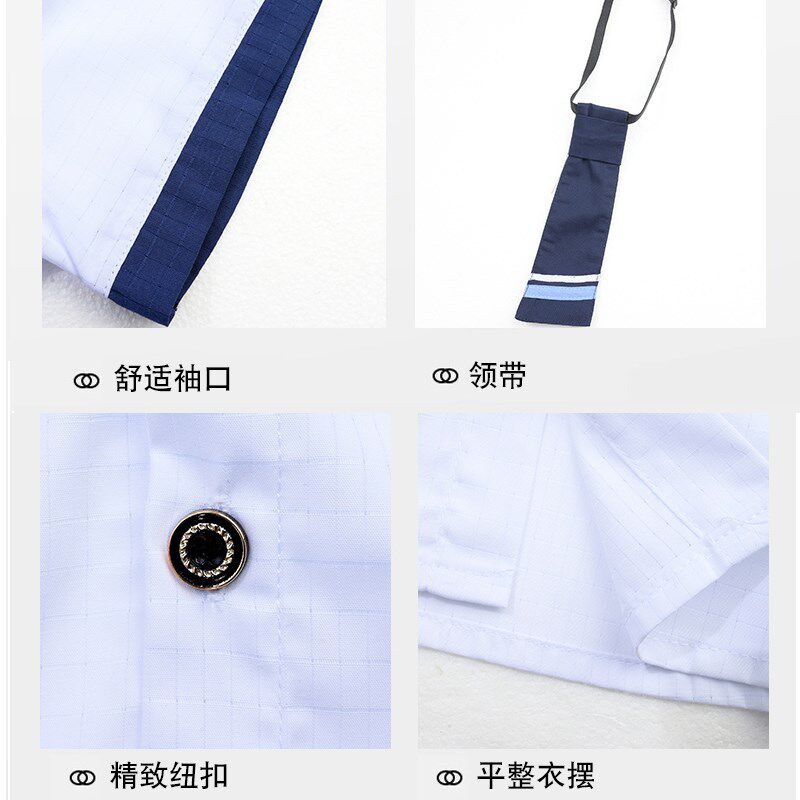 幼儿园园服夏季女童连衣裙男短袖英伦风表演服小学生校服班服套装