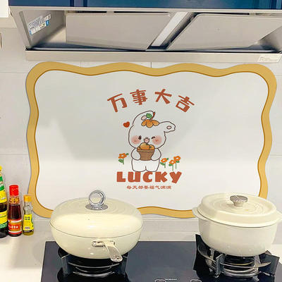 厨房防油贴纸不干胶防水防火耐高温加厚炉砖丑陋抽油烟机铝箔墙贴