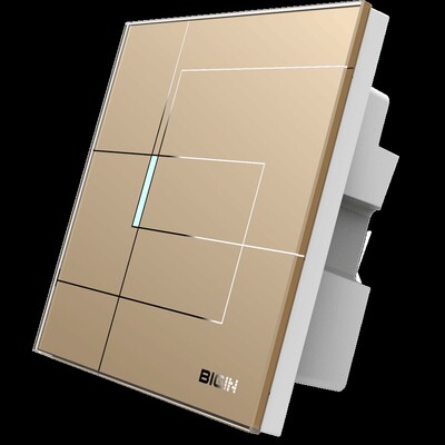 IGIN百阵智能关四触摸遥控免布线控随意家用语音型