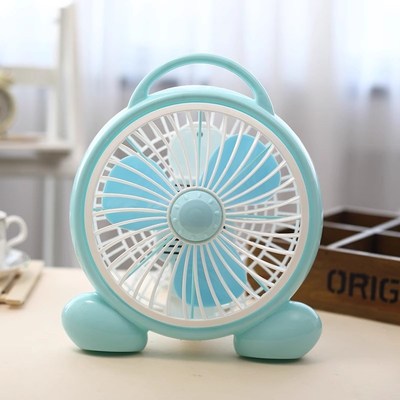卡通转页扇学生宿舍可爱电风扇办公室小台扇寝室迷你小风扇超静音