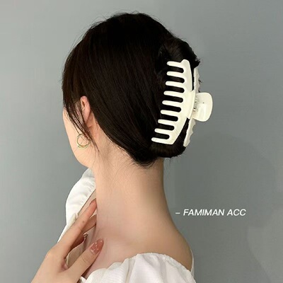 简约大号发夹女高级感后脑勺抓夹鲨鱼夹发卡