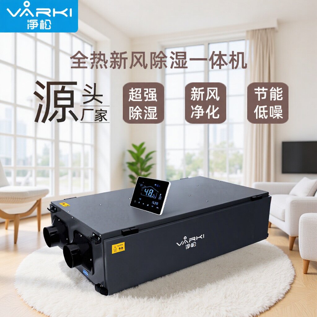 厂家直供新风除湿一体机全热交换净化吊顶除湿机家用新风除湿换气