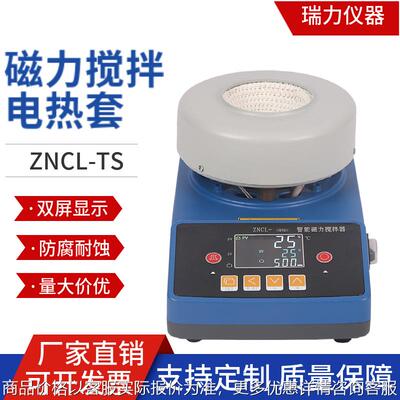 瑞力仪器磁力搅拌器实验室智能数显恒温磁力搅拌器电热套ZNCL-TS