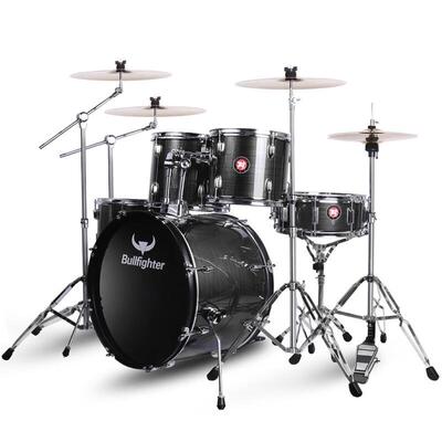 Bullfighter斗牛士架子鼓爵士鼓专业拉丝款成人儿初学者通用五鼓