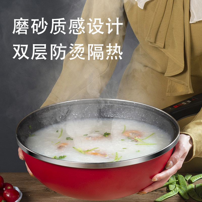 阿里达达电炒锅插电沾锅煮锅煎煮体式宿舍电炒锅