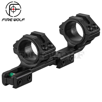 Firewolf 新款41101高品质连体后延瞄夹25/30MM 5069水平连体支架