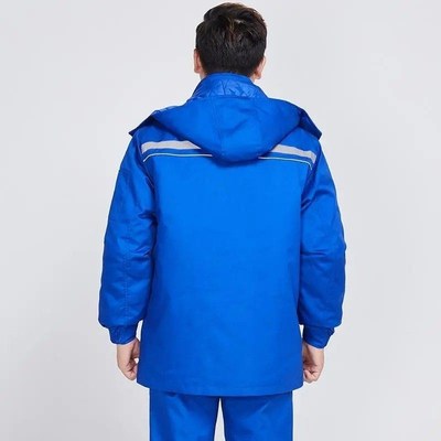 防静电加油站工作服冬装棉衣燃气煤矿加厚棉服石油化工冬季防寒服
