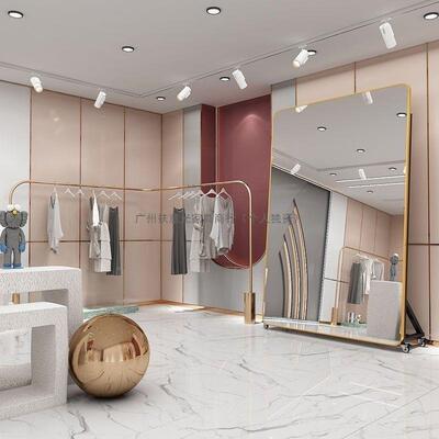 移动舞蹈镜子超镜带大子可车家用全轮刹身落地镜舞NJZ蹈室