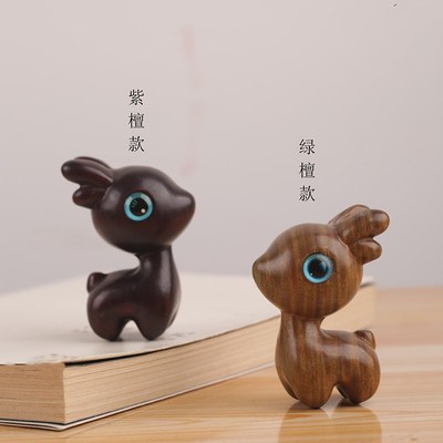 高档爱小鹿汽车葫芦中控台摆饰男女款式车内上载富贵