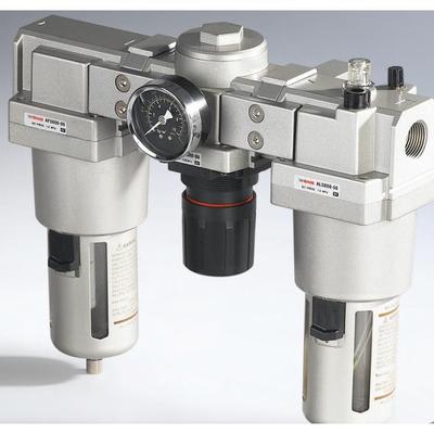 气动气源处理三联件 AC5000-10油水分离器AF50+AR+AL500-06