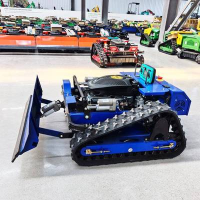 出口美加墨履带式遥控割草机市政绿化草坪修草机大马力打草机