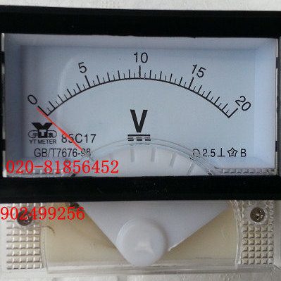 -CC1- 7851流直式 C1-V85305077电表V85安装 20V电压表