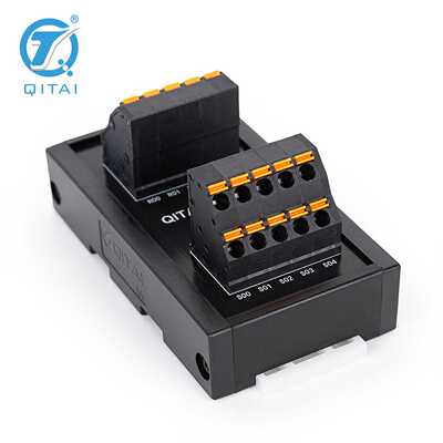 QMT121弹簧快插端子台欧式快接端子电源分线盒器并线端子台排