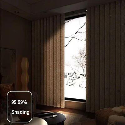 Soundproof Blackout Curtain for Living Room Windproof Window