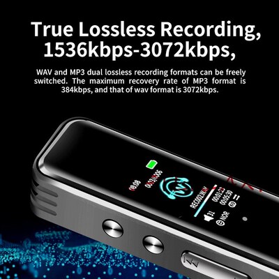 Digital Voice Activated Recorder Dictaphone Long Distance Au