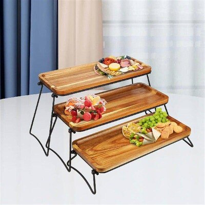 Cupcake Tier Stand 3 Tier Sturdy Dessert Server for Macaron