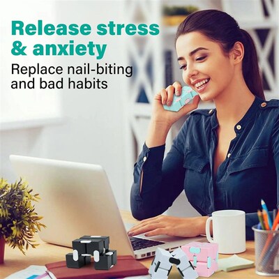 Infinity Cube Fidget Toy Stress Relieving Fidgeting Game for
