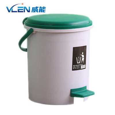 VLEN 户外便携简约卫生桶办公室大容量带盖垃圾桶 ZTT0694