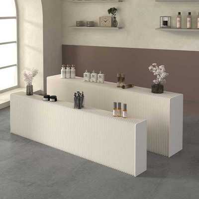 多用途长条展台商用长条置物架商品展示柜橱窗陈列架套裁长条展架