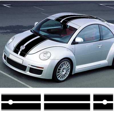 适用于大众甲壳虫 beetle车头贴纸引擎盖车顶车尾车贴纸A1289