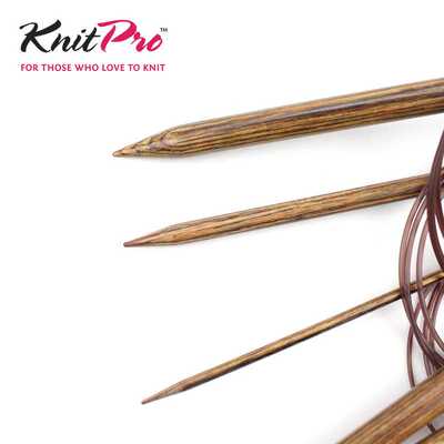 Knitpro Ginger 100cm木质环针 循环针开衫披肩手编工具