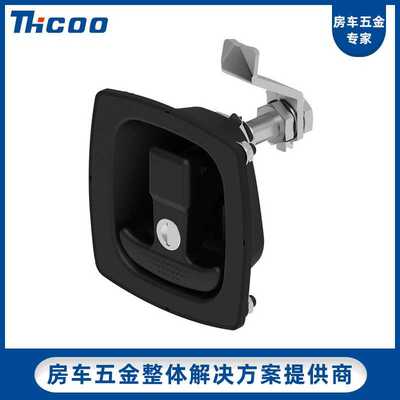 斯科工程机械锁 面板机械门锁 开关柜T型锁 配电箱把手锁 A7881-2