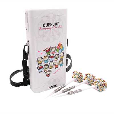CUESOUL/Q獣15克AK5镖翼套装创意图镖盒案比赛级俱乐部钨钢飞镖