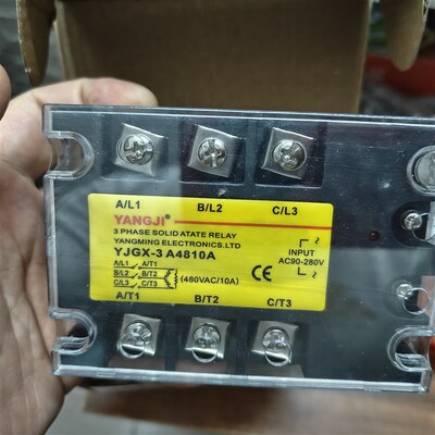 阳继YANGJI 三相交流固态继电器 YJGX-3 A4810A (10A/480V)