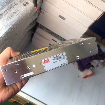 正品台湾明纬电源S-145-24  台湾明纬LRS-150-24 6.5A NES-150-12