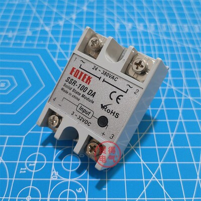 SSR-25DA 40DA单相固态继电器10DA60DA 80DA 100DA直流控交流龟牌