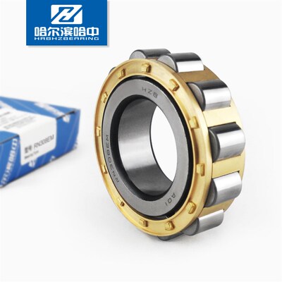 RN307EM  502307EH单列圆柱滚子轴承铜保内径35哈尔滨哈中HZB包邮