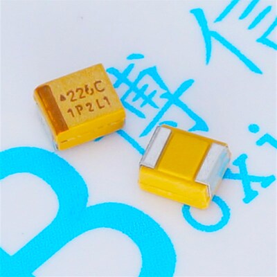 B型 16V22UF 226C 贴片钽电容 1210 3528 胆电容 黄色 极性电容