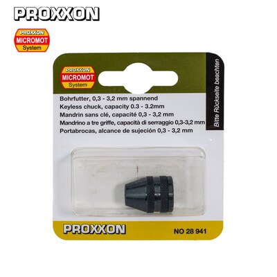 [28941]0.3-3.2mm快速三爪钻夹头进口德国PROXXON迷你魔手持工具