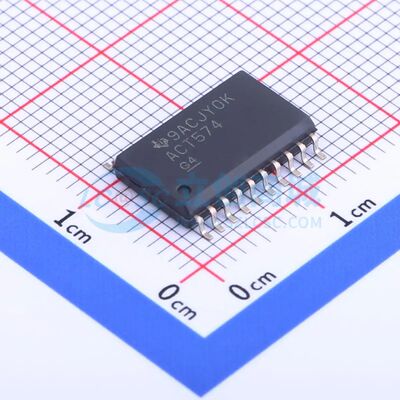 触发器 SN74ACT574DWR SOIC-20-300mil 85MHz D-型 原装正品