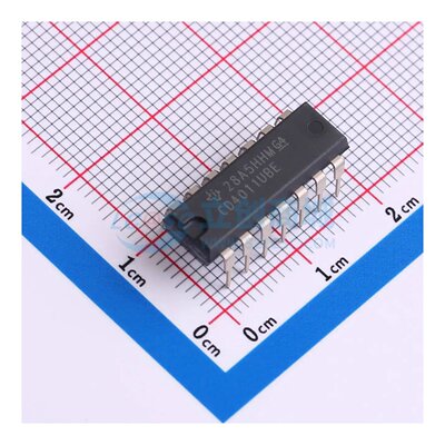 逻辑门 CD4011UBE PDIP-14 3V~18V原装配单