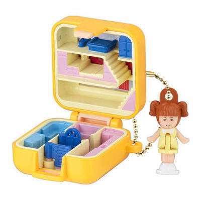 通贩*预订 莉口袋Polly Pocket 小仙女百宝盒微缩 吊扭蛋