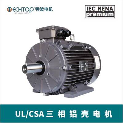 TECHTOP特波铝壳三相异步电机一级能效IE5高效电机UL/CSA认证