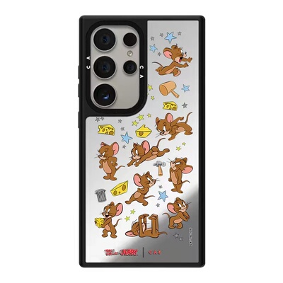 猫和老鼠系列适用于SAMSUNG三星s26ultra手机壳s25plus明星同款S24ultraS23+防摔MagSafe镜面磁吸保护套