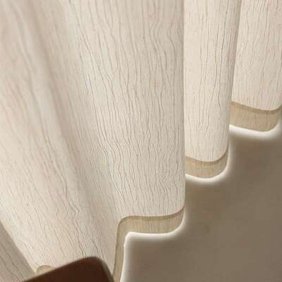 南织 「带麻点，透光影！」含亚麻纤维的竖纹肌理不透人窗纱 牵丝