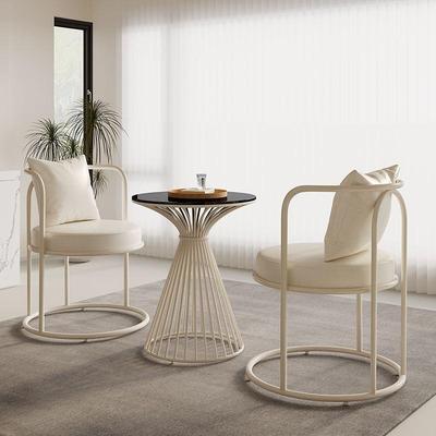 商务洽谈沙发桌椅组合酒店接待家用阳台休闲咖啡厅奶茶店小圆桌椅