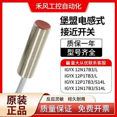 堡盟接近开关IGYX 08N17B3 08P17B3L/S35L 12P17B3 30P17B3/S14L