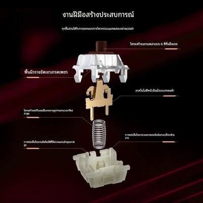 CHERRY樱桃轴体MX2A茶轴RGB微段落手感出厂润滑客制化键盘热插拔