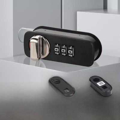 王通机械密码锁3位办公文件柜抽屉锁钢柜铁柜衣柜舌锁底盘锁