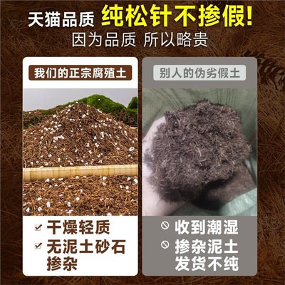 松针腐殖土天然腐叶腐熟纯君子兰花多肉泥炭营养土养花通用专用土