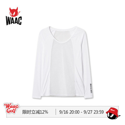 WAAC小恶魔官方春夏新品女士高尔夫服装CREWNECK BASELAYER打底衫
