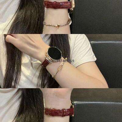 正钦竹节真皮适用华为GT6