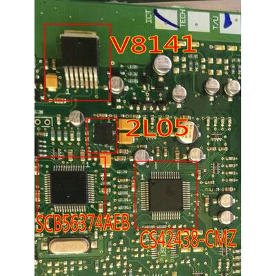 凯迪拉克别克GL8功放4件套芯片SCB56374AEB NCV8141 2L05 CS42438